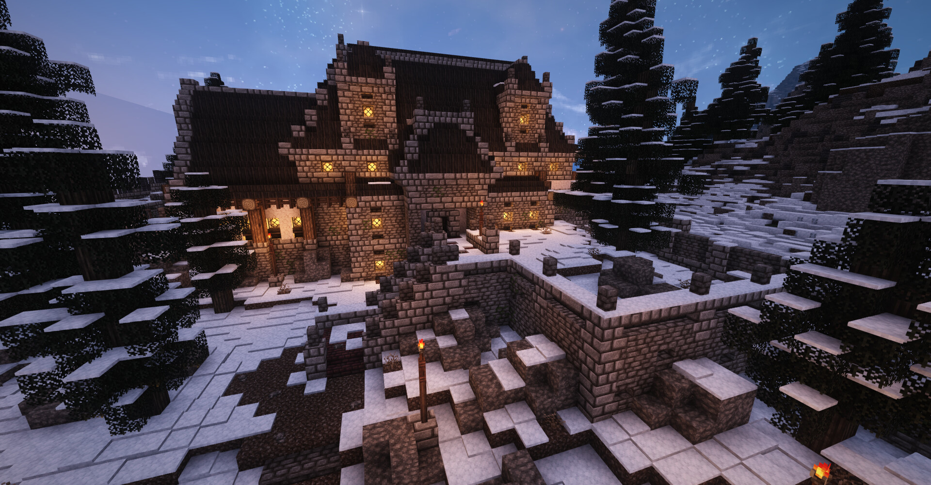 Thalmor Embassy (Skyrim TES) Minecraft Map