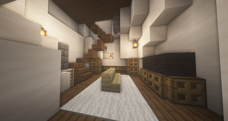 Mushroom House Schematic + Litematic | Fully Furnished Minecraft Map