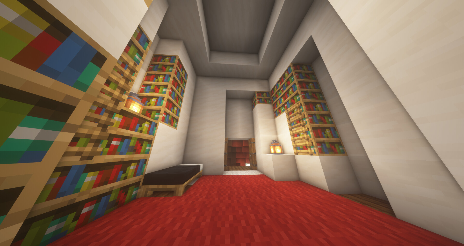 Mushroom House Schematic + Litematic | Fully Furnished Minecraft Map