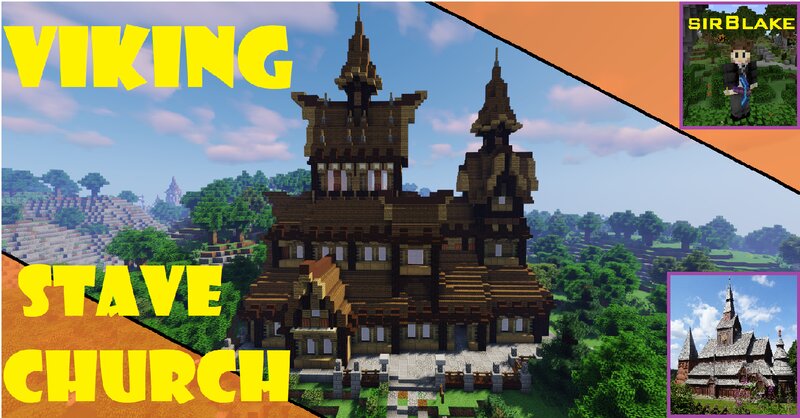 Viking Stave Church Minecraft Map