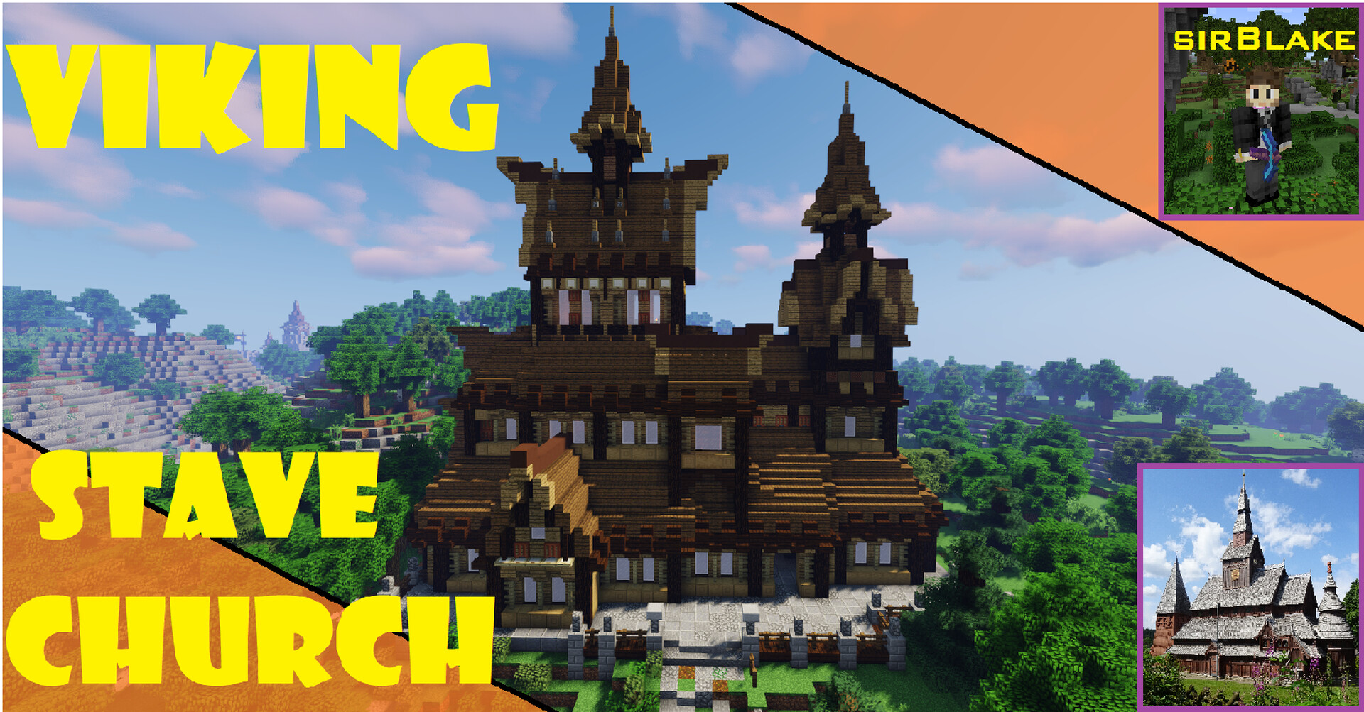 Viking Stave Church Minecraft Map