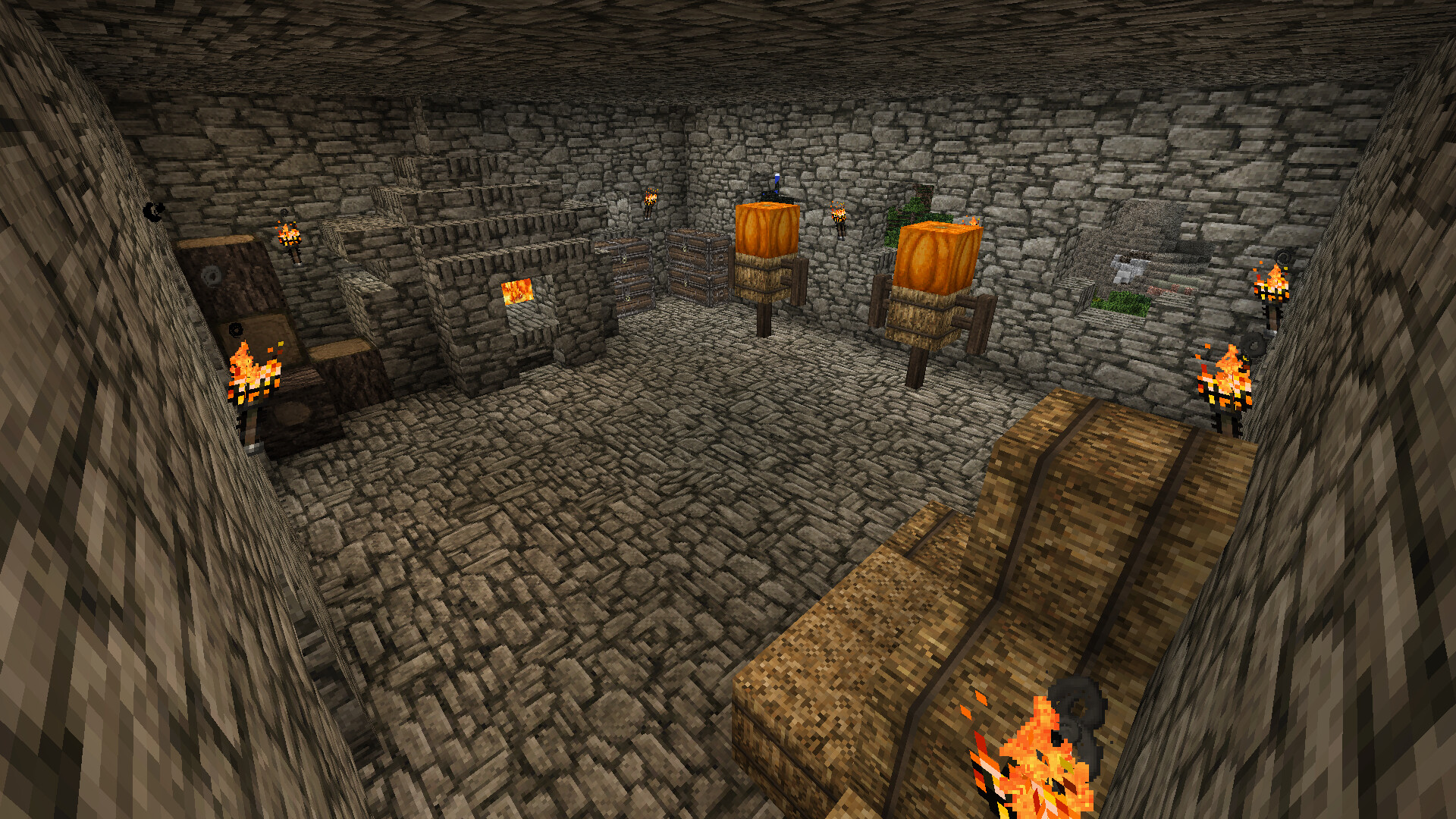 Square stone donjon Minecraft Map