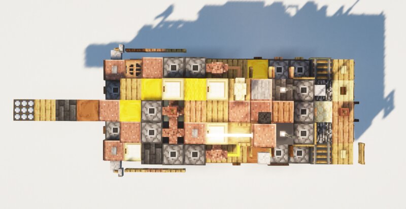 1.5:1 Scale Leopard 2A7+ German Main Battle Tank Minecraft Map