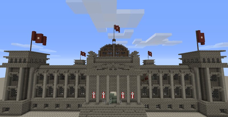 REICHSTAG ASSAULT WW2 MAP REMASTERED Minecraft Map