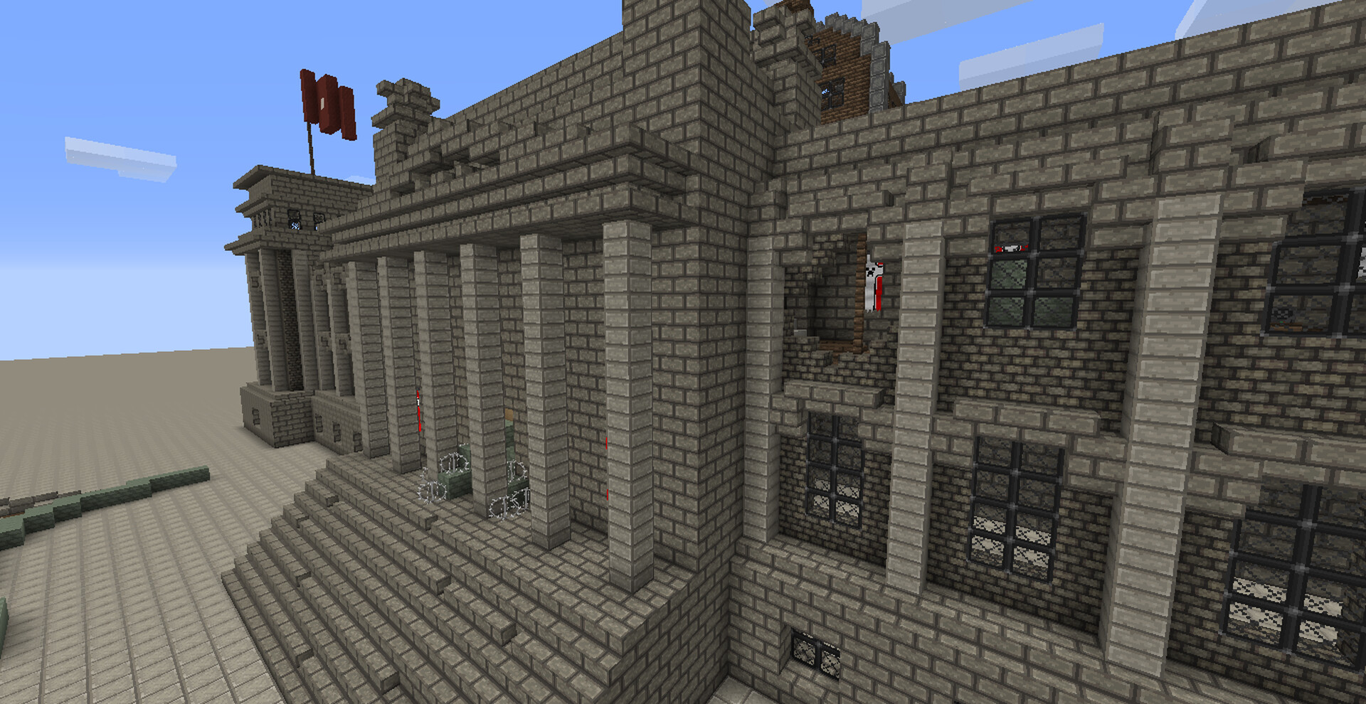 REICHSTAG ASSAULT WW2 MAP REMASTERED Minecraft Map