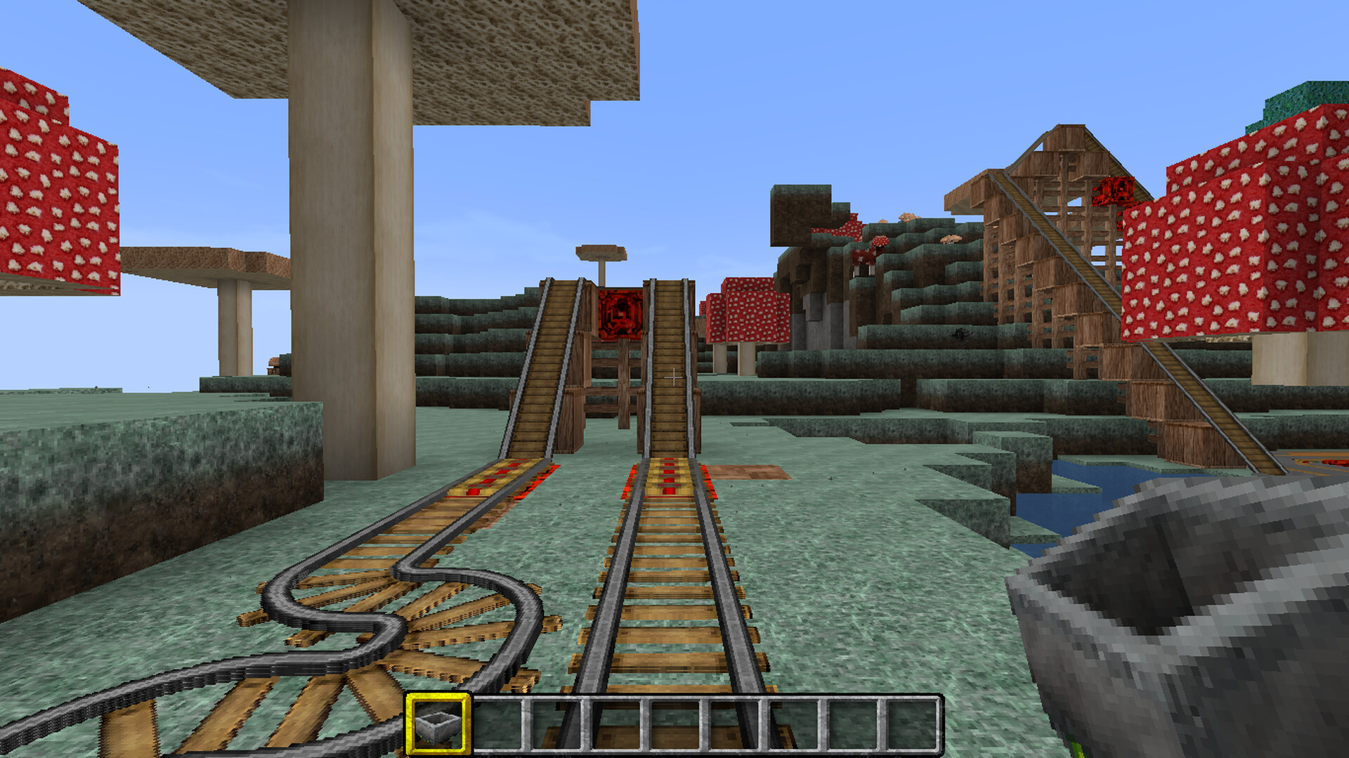 roller coaster Minecraft Map