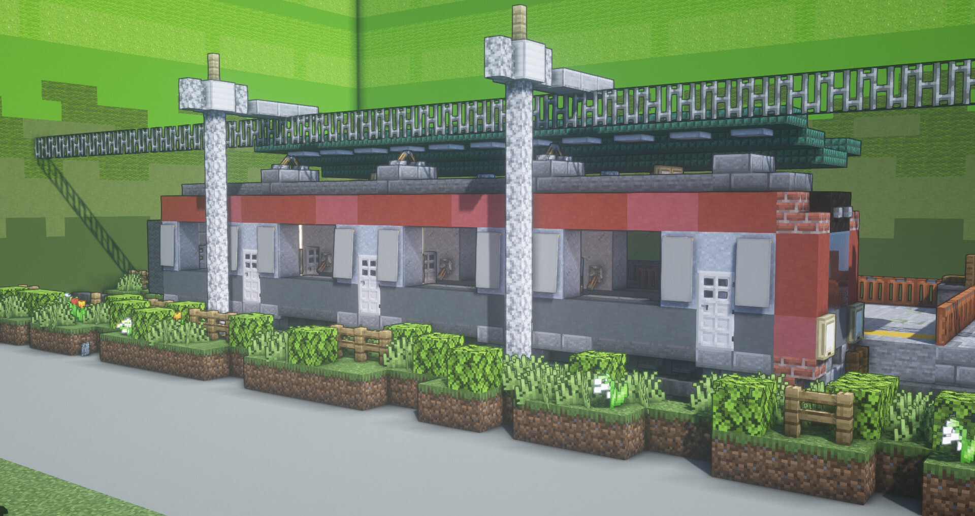 Small Train Station Minecraft Map