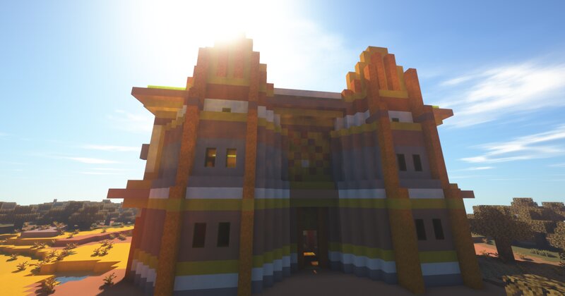 Nick's Mesa Temple Minecraft Map