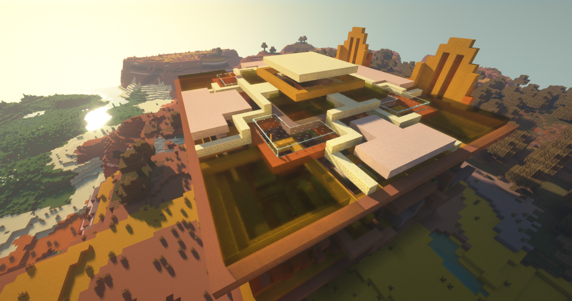 Nick's Mesa Temple Minecraft Map