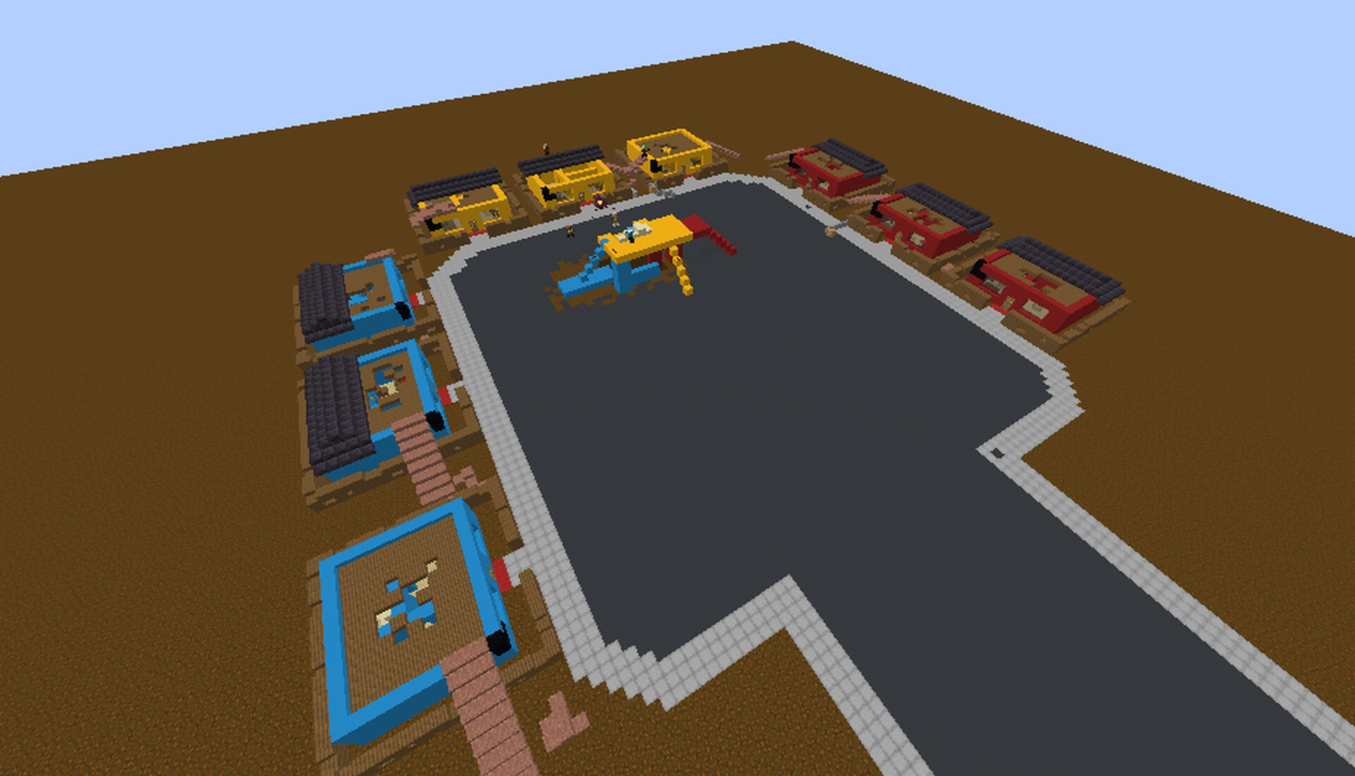 Neighborhood war [OLD] Minecraft Map