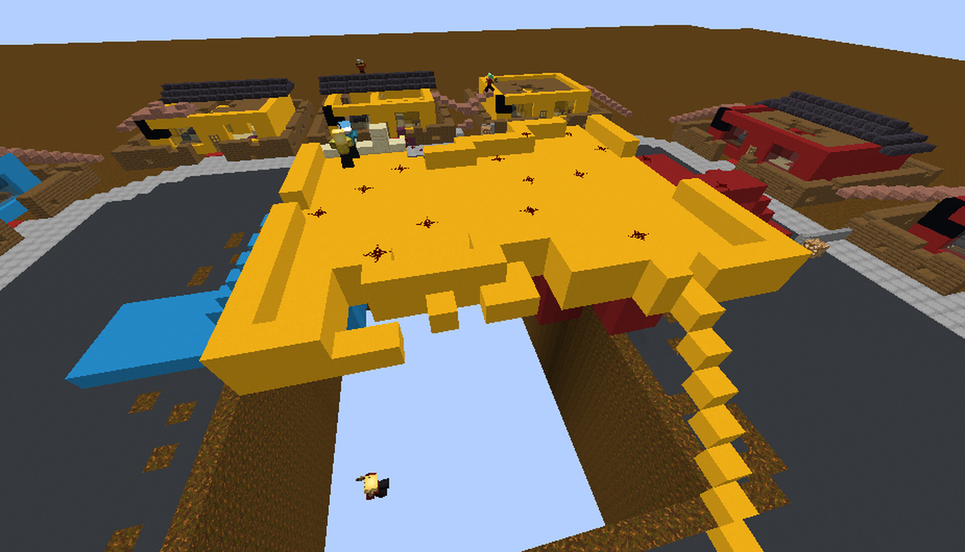 Neighborhood war [OLD] Minecraft Map