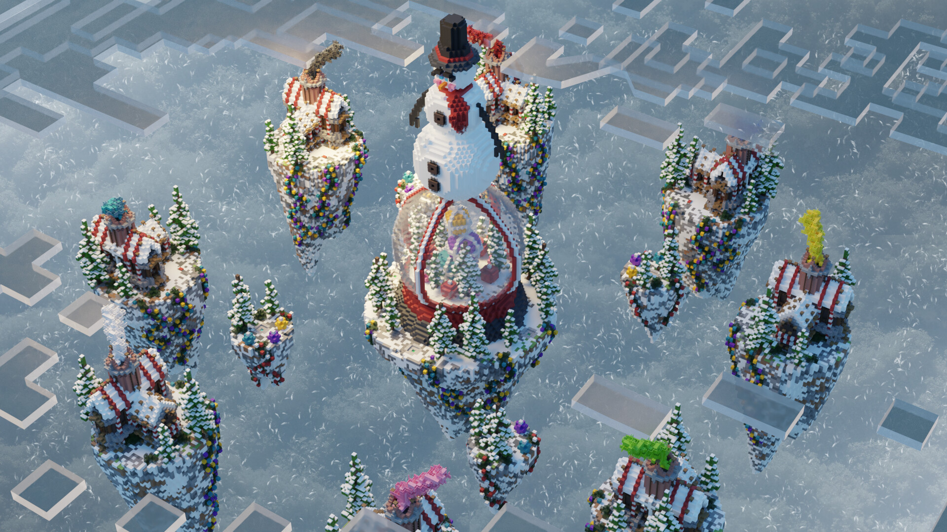 Bed Wars Map (Christmas All Year) Minecraft Map