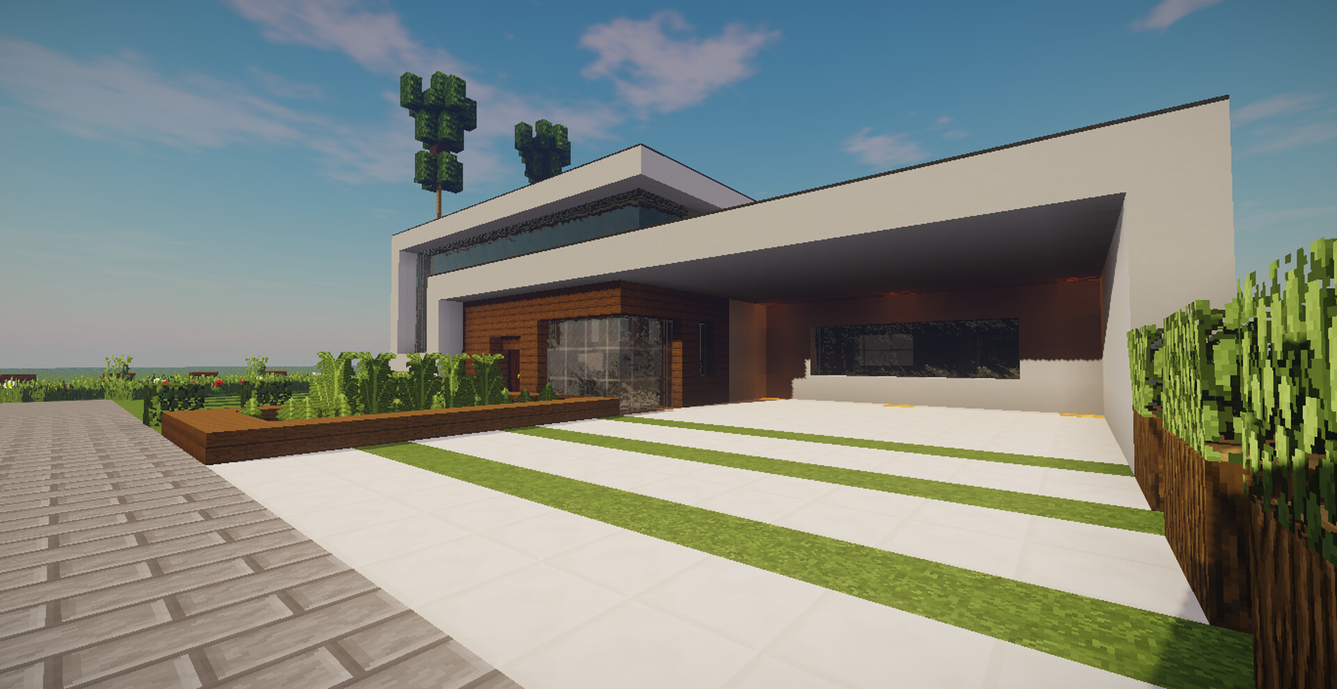 Modern House #63 Map + Schematics Minecraft Map
