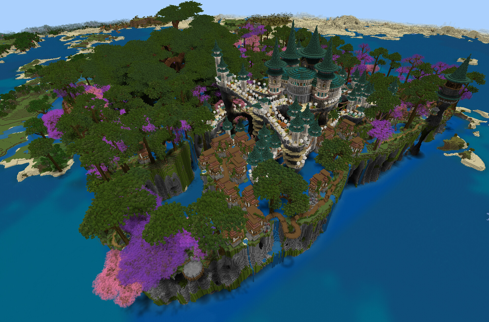 Aurora Falls + Core Pack Minecraft Map