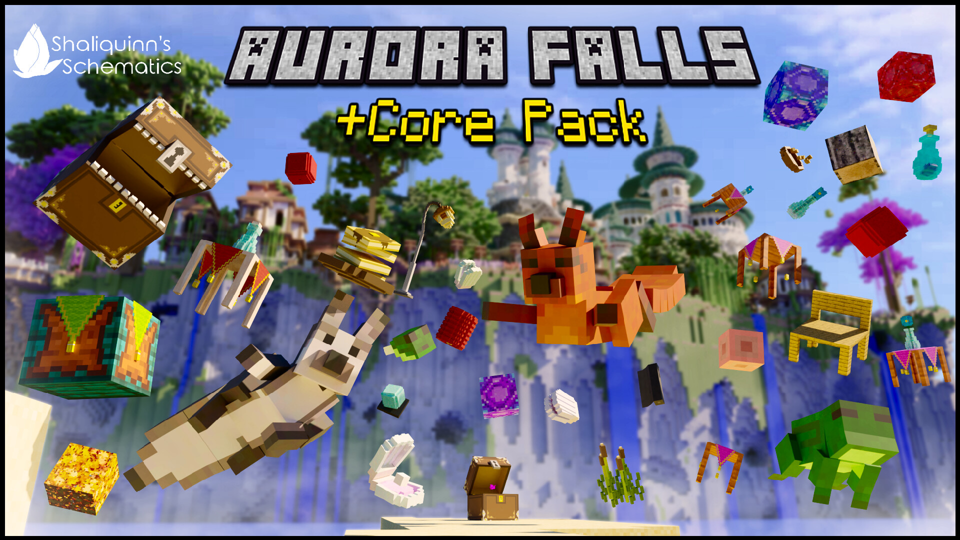 Aurora Falls + Core Pack Minecraft Map