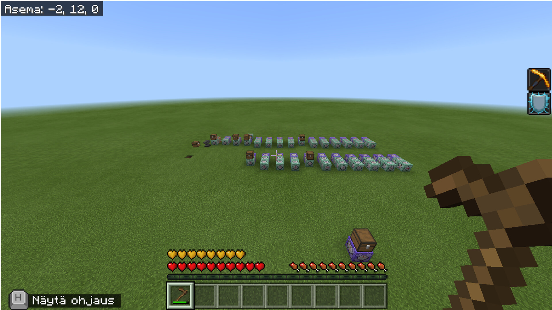 Redstone playground with chest UI control panel Minecraft Map