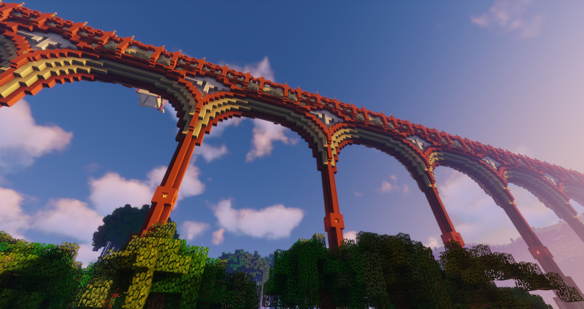 Sandstone Medieval Bridge Minecraft Map