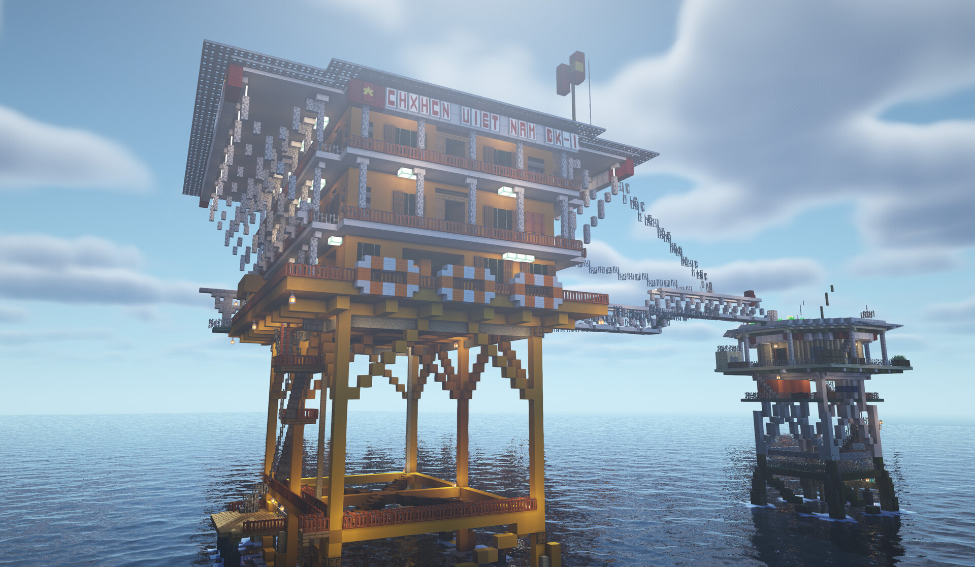 DK1 Offshore platforms Minecraft Map