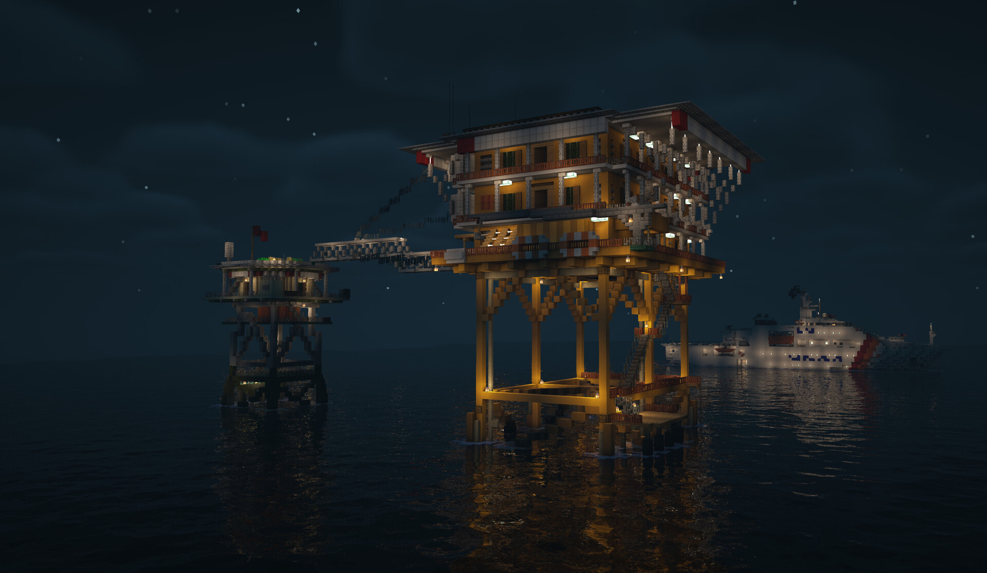 DK1 Offshore platforms Minecraft Map