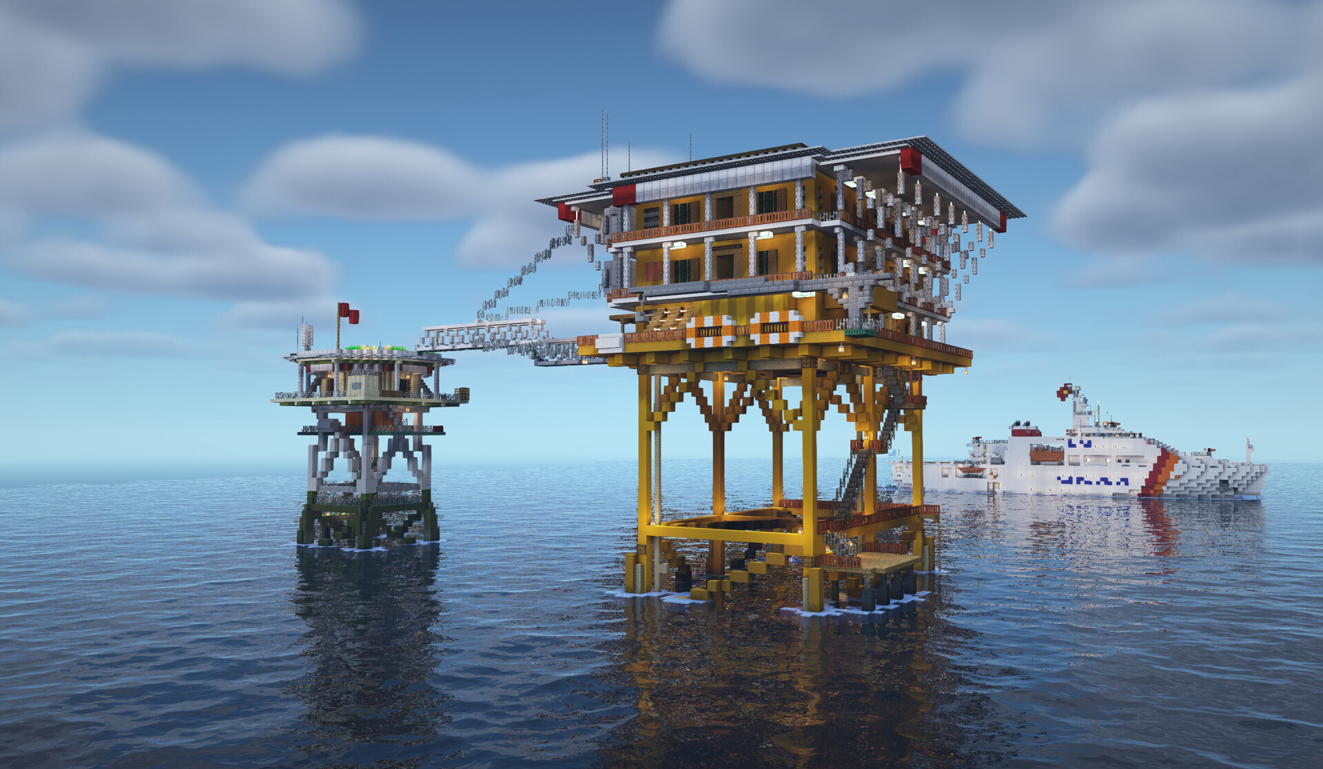 DK1 Offshore platforms Minecraft Map