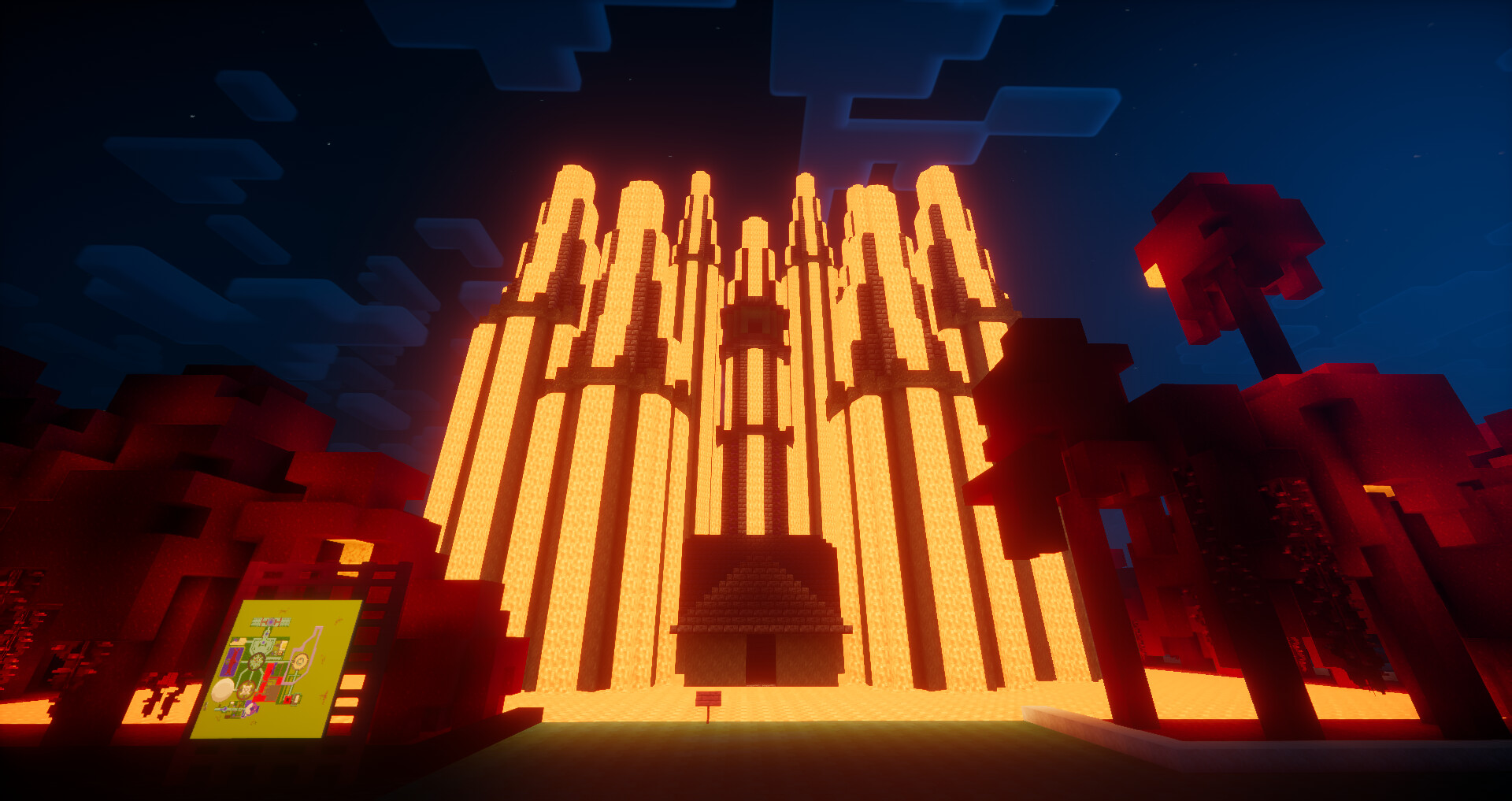 Neon Park -Original Minecraft Theme Park- Minecraft Map