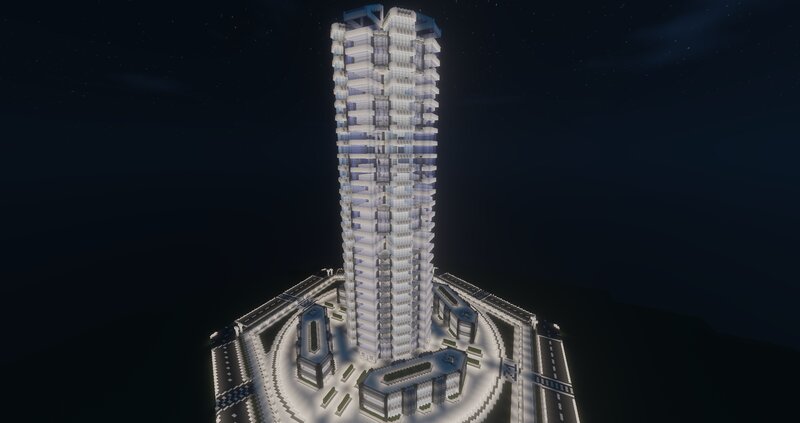 Quartz Tower #21 Minecraft Map