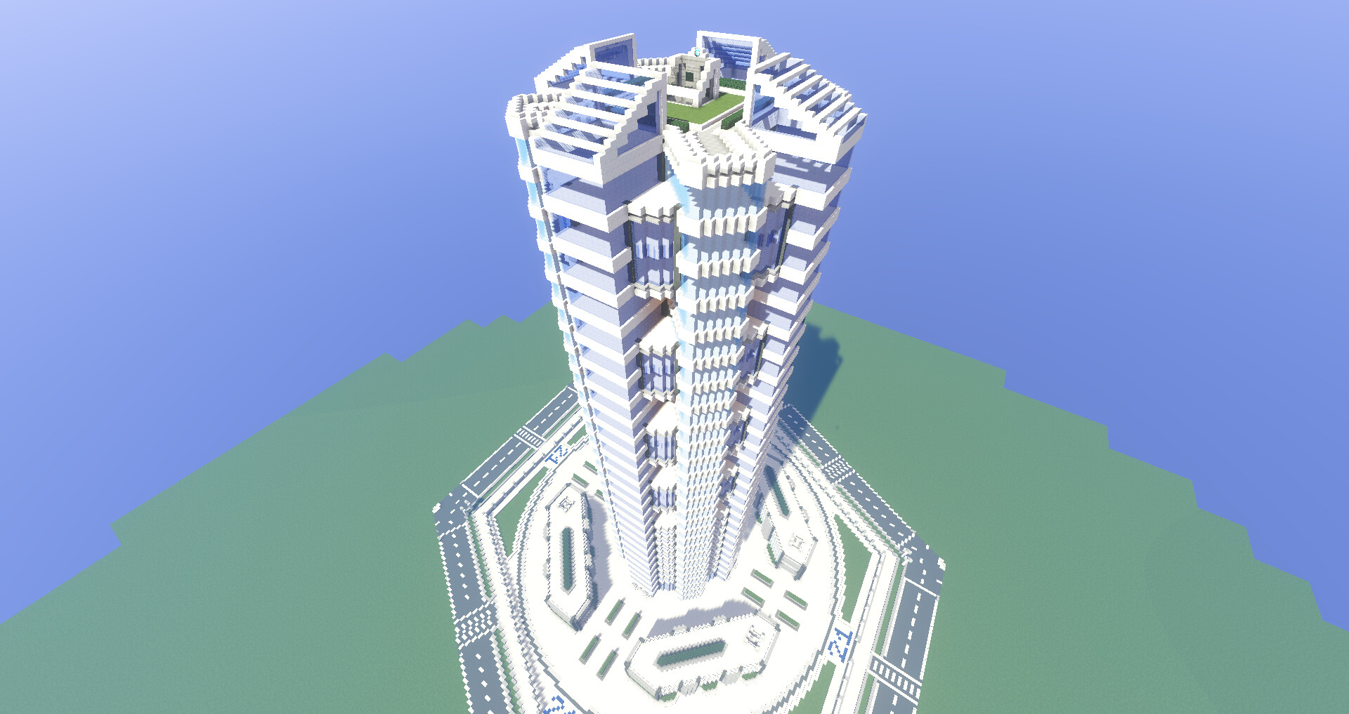 Quartz Tower #21 Minecraft Map