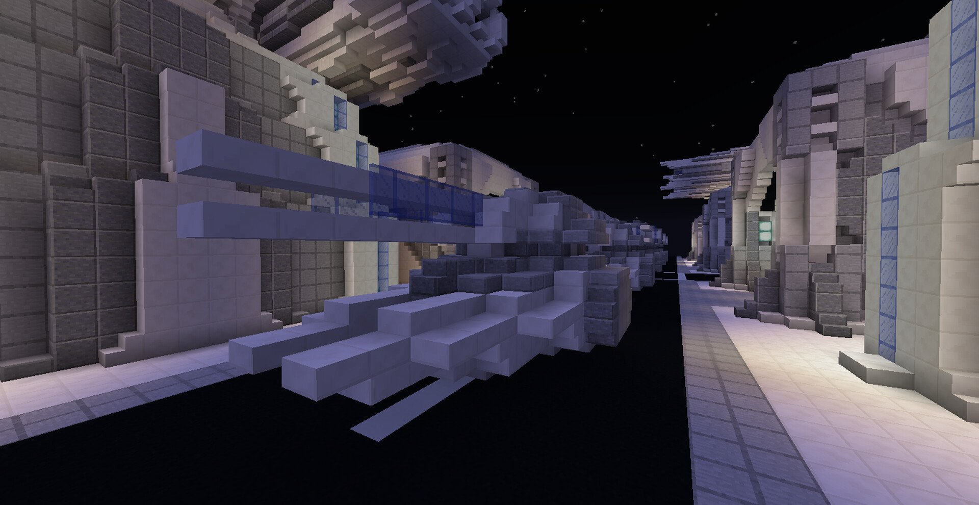 A science fiction base Minecraft Map