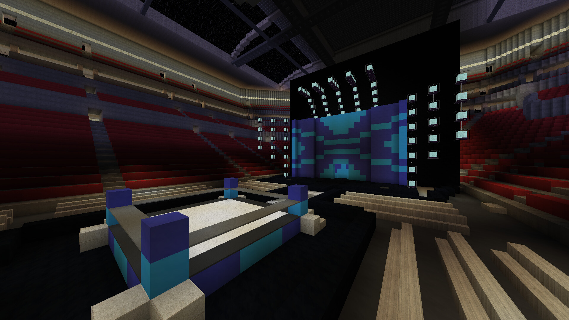 WWE Friday Night Smackdown Stage (2021) Minecraft Map