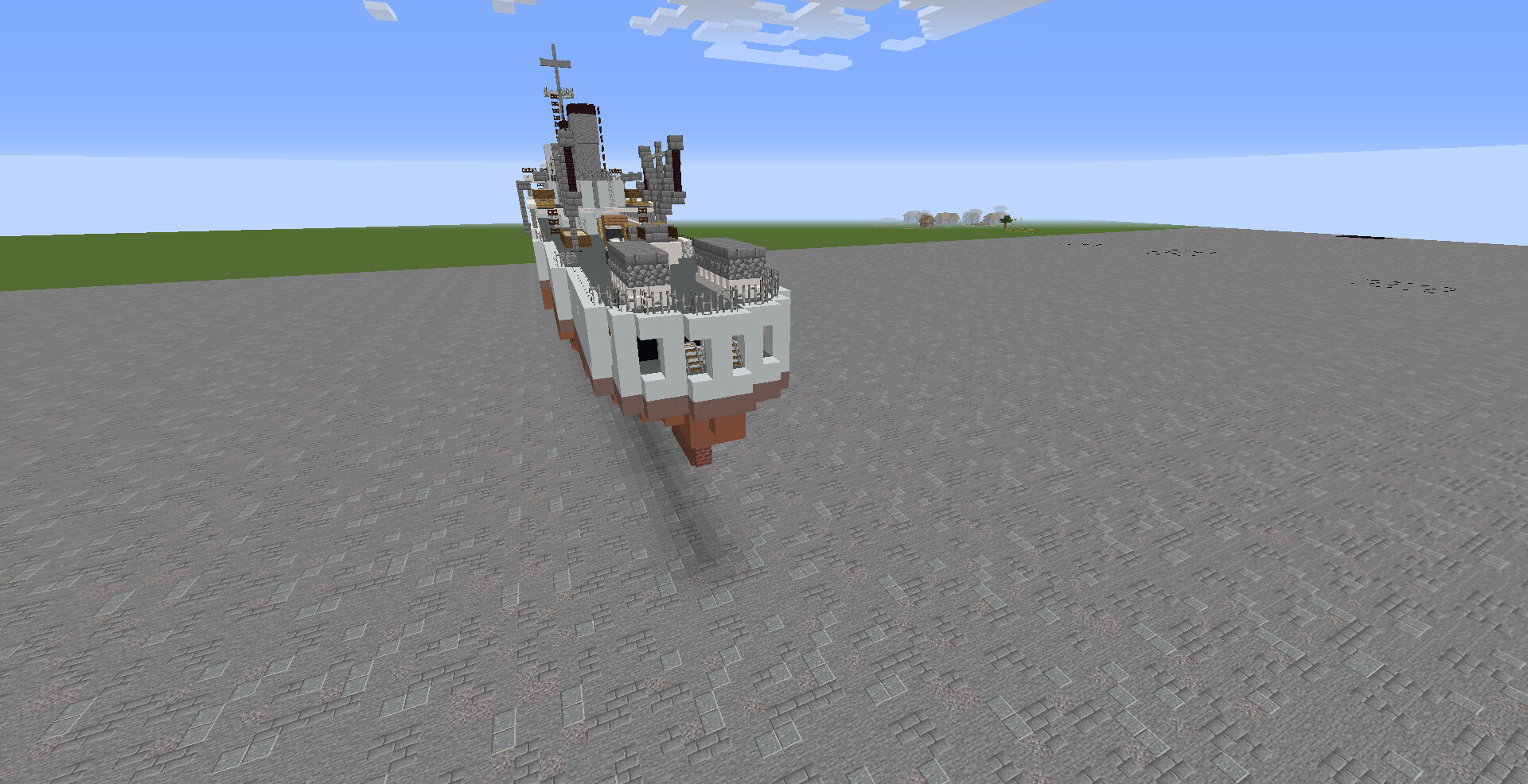 Fictional ww2 US minelayer Minecraft Map