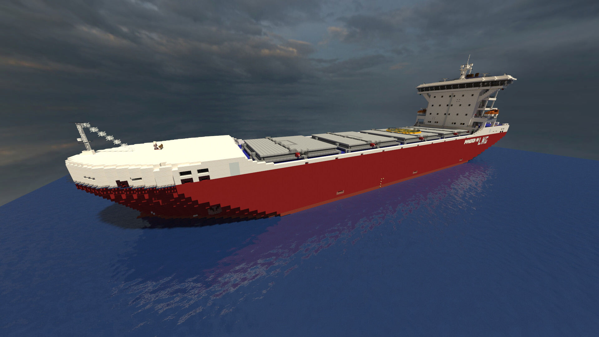 CUSTOM BULK CARRIER [Full interior][download] Minecraft Map