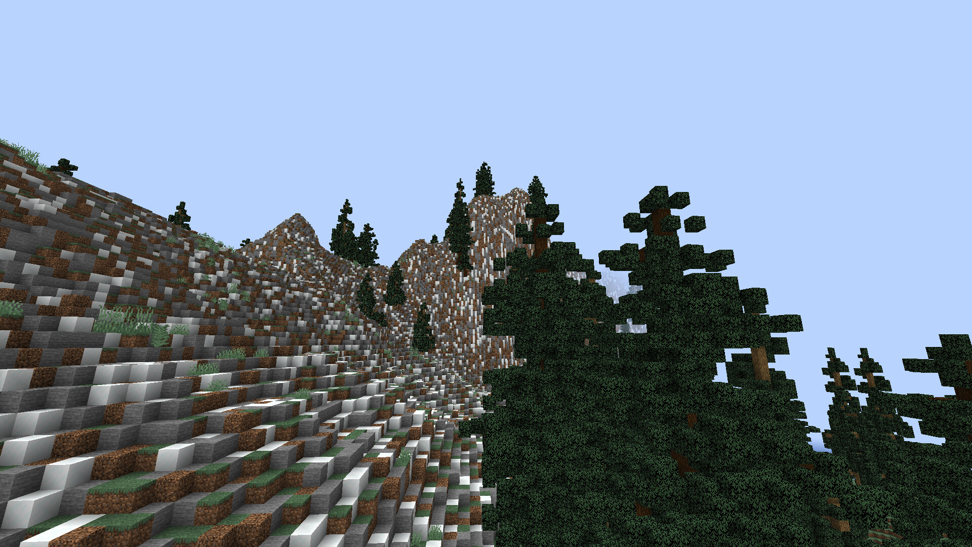 Big Taiga Mountains (World Painter) Minecraft Map