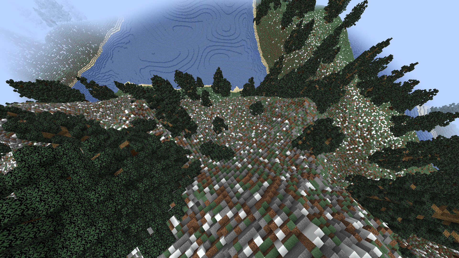 Big Taiga Mountains (World Painter) Minecraft Map