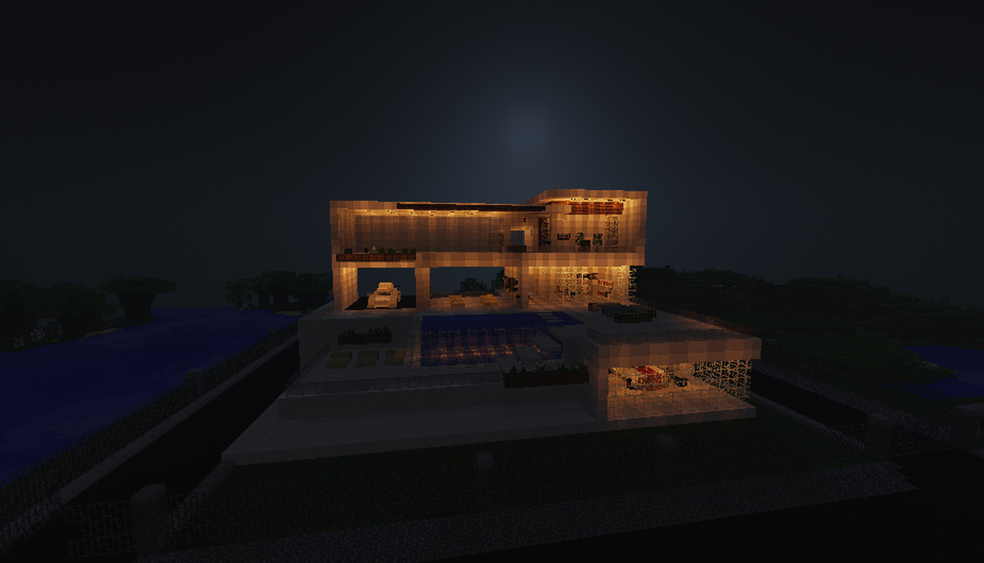 Mansion moderna simple / Simple modern mansion Minecraft Map