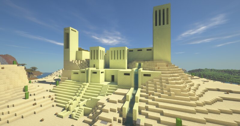 Desert Palace Minecraft Map