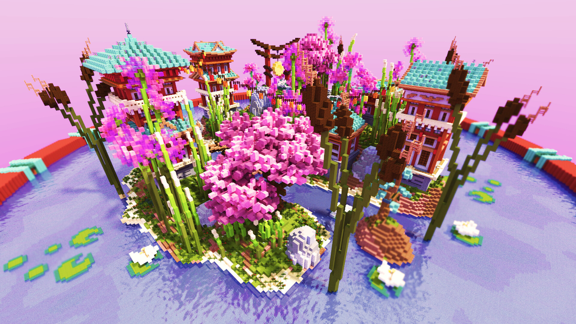 ORIENTAL FANTASY – Spawn | Hub (FOR SALE) Minecraft Map