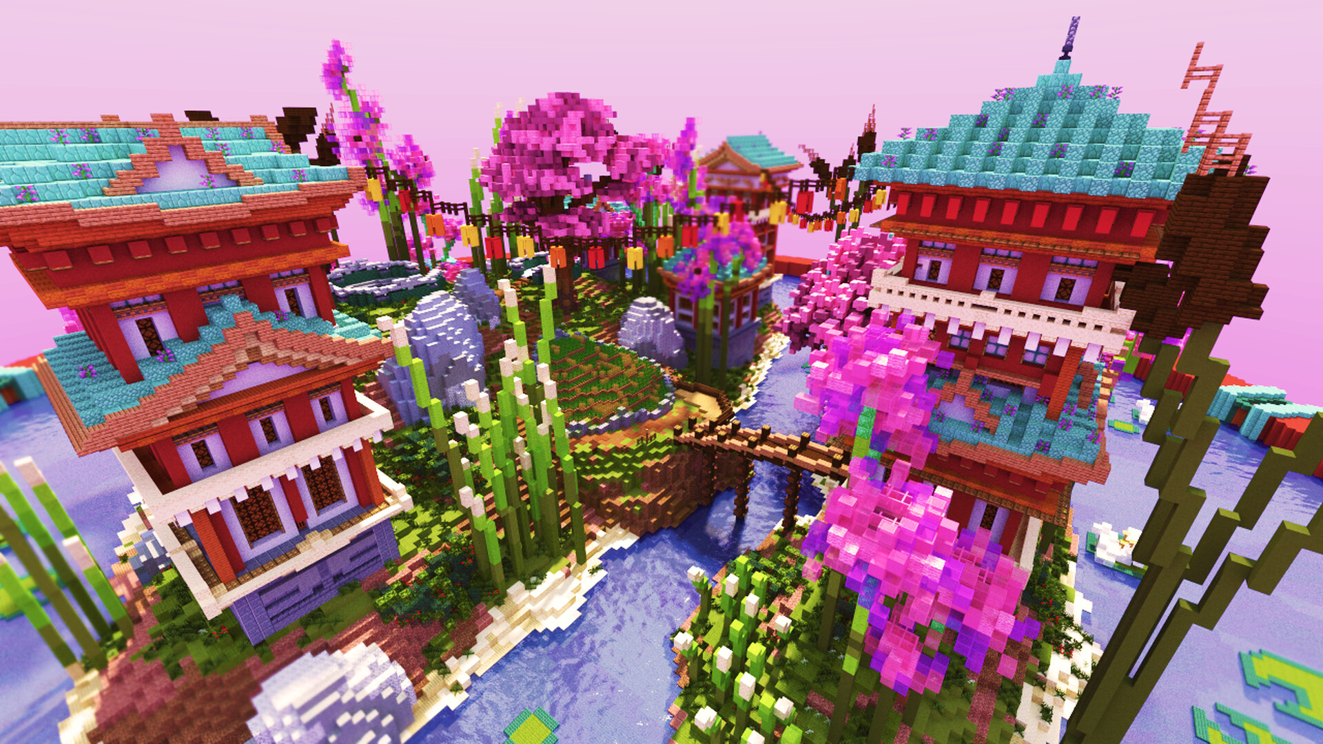 ORIENTAL FANTASY – Spawn | Hub (FOR SALE) Minecraft Map