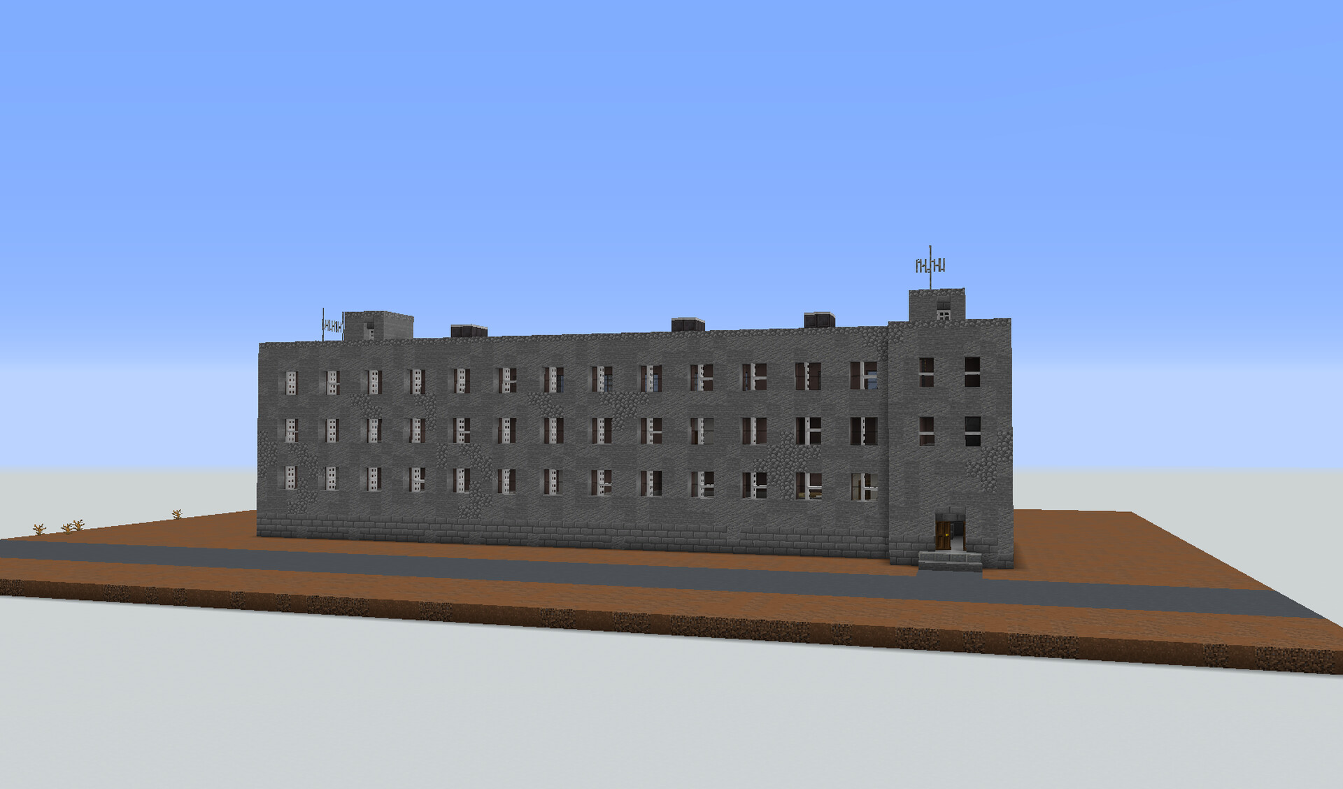 Siberian USSR housing Block (1:1) Minecraft Map
