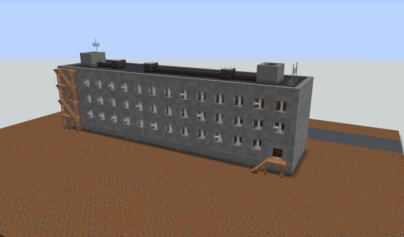 Siberian USSR housing Block (1:1) Minecraft Map