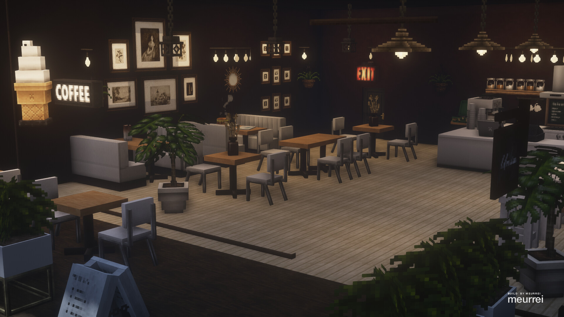 [Cocricot] Modern Cafe Restaurant #1 Minecraft Map