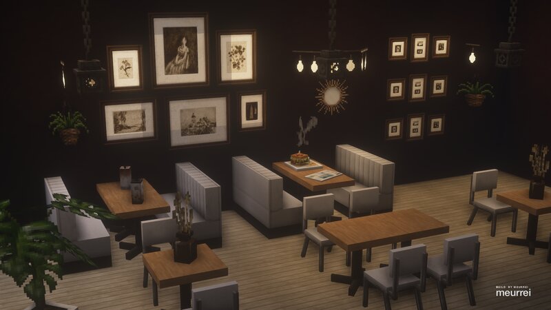 [Cocricot] Modern Cafe Restaurant #1 Minecraft Map