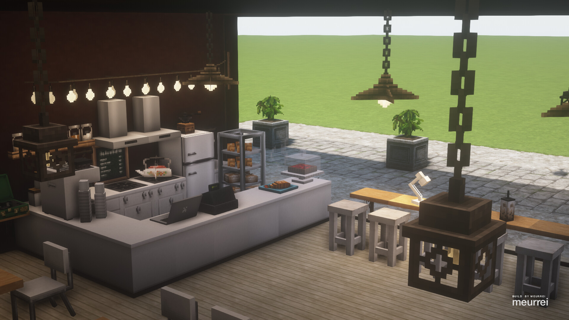 [Cocricot] Modern Cafe Restaurant #1 Minecraft Map