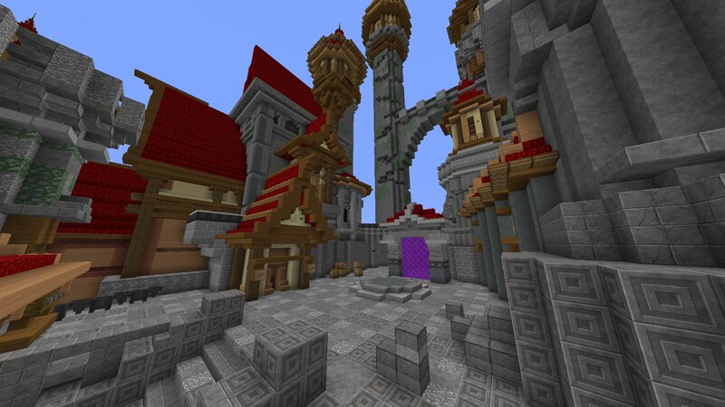 Medieval Server Hub Minecraft Map