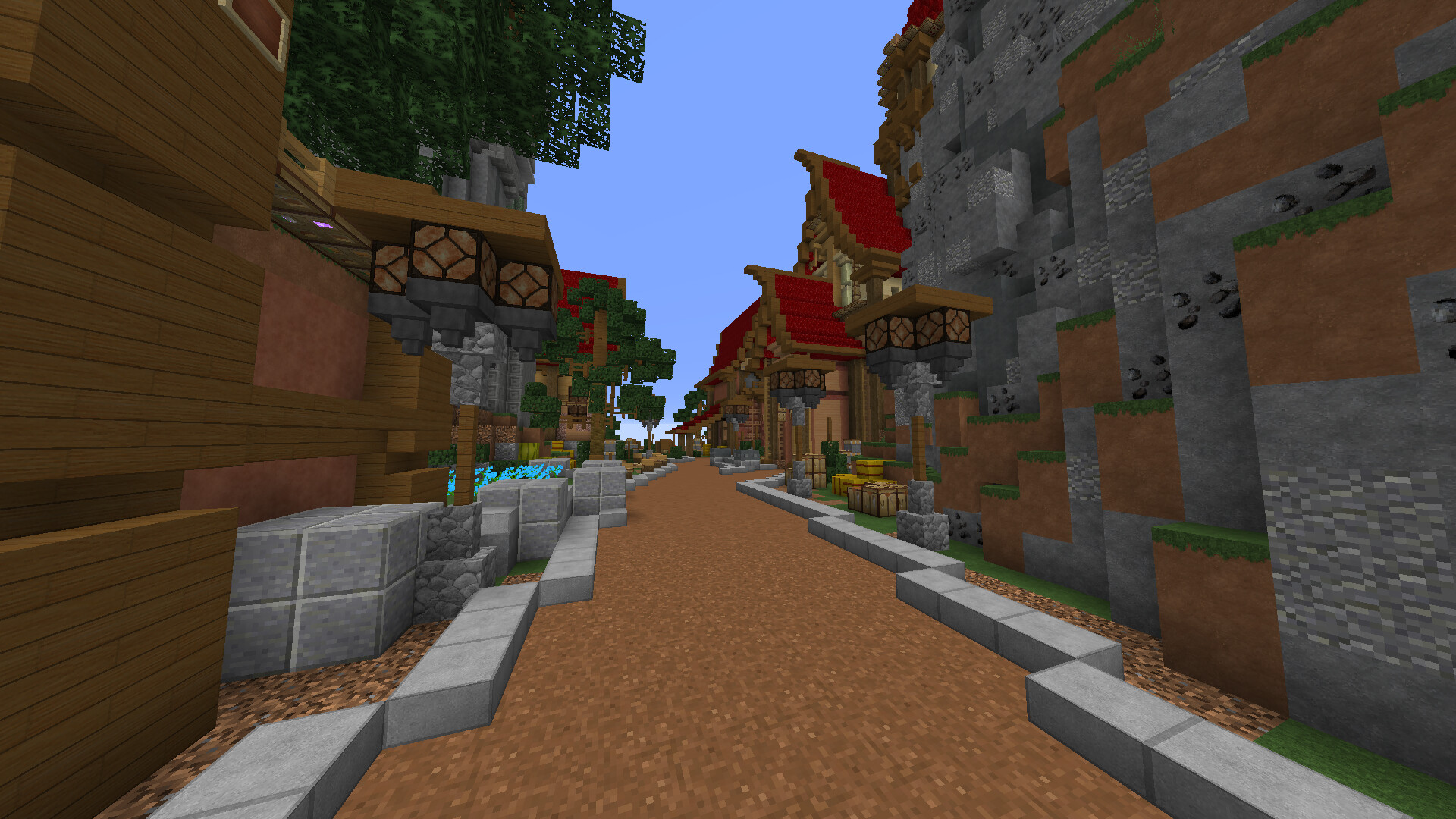 Medieval Server Hub Minecraft Map