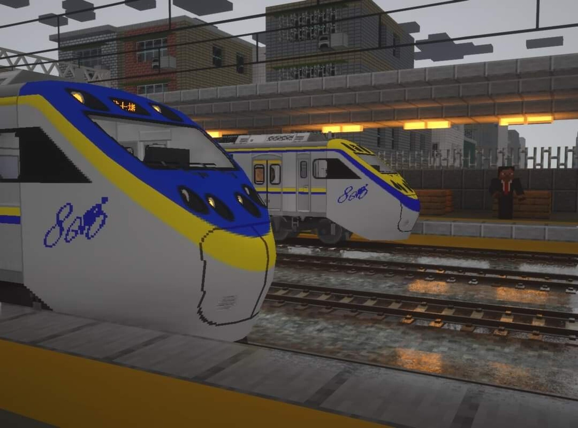 RTM 特殊平原環形鐵路 special plain circular railway Minecraft Map