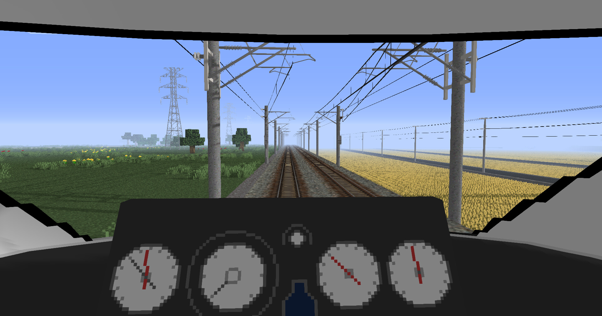 RTM 特殊平原環形鐵路 special plain circular railway Minecraft Map