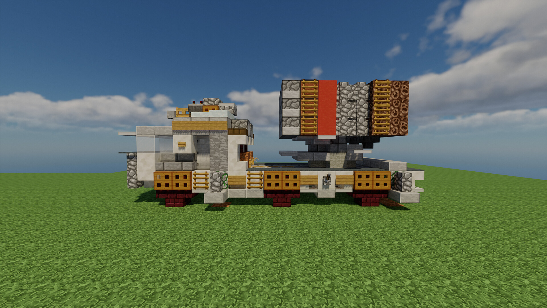 MLRS-15-21 / Rocket launcher / Fictional / Schematic 1.12.2 Minecraft Map