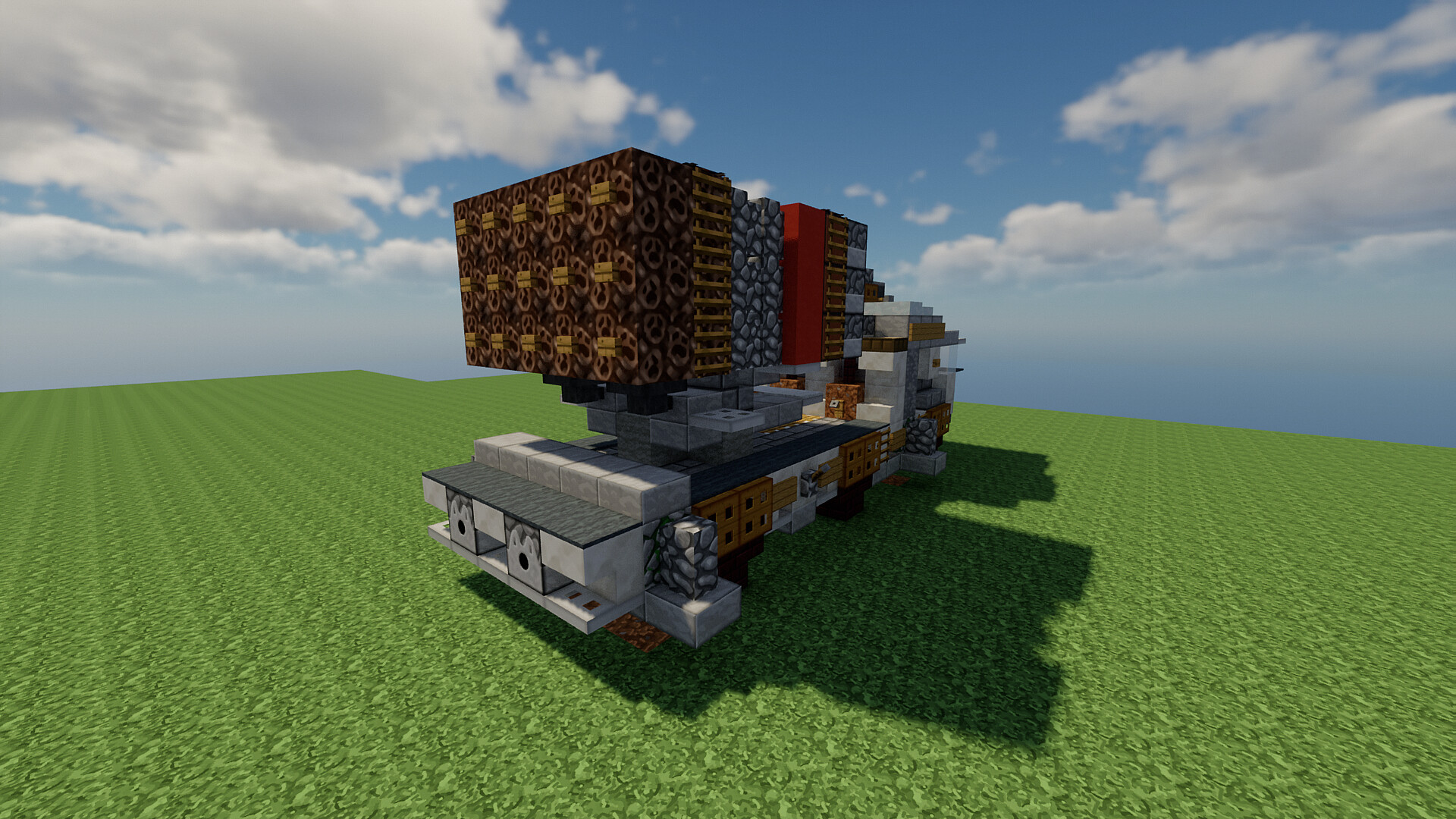 MLRS-15-21 / Rocket launcher / Fictional / Schematic 1.12.2 Minecraft Map