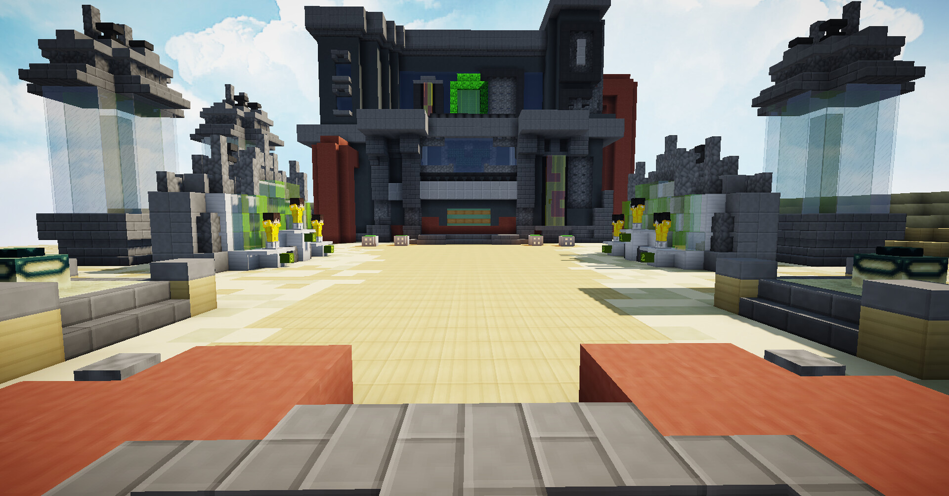 Lobby SkyWars/BedWars RedrDevBuilds Free Minecraft Map