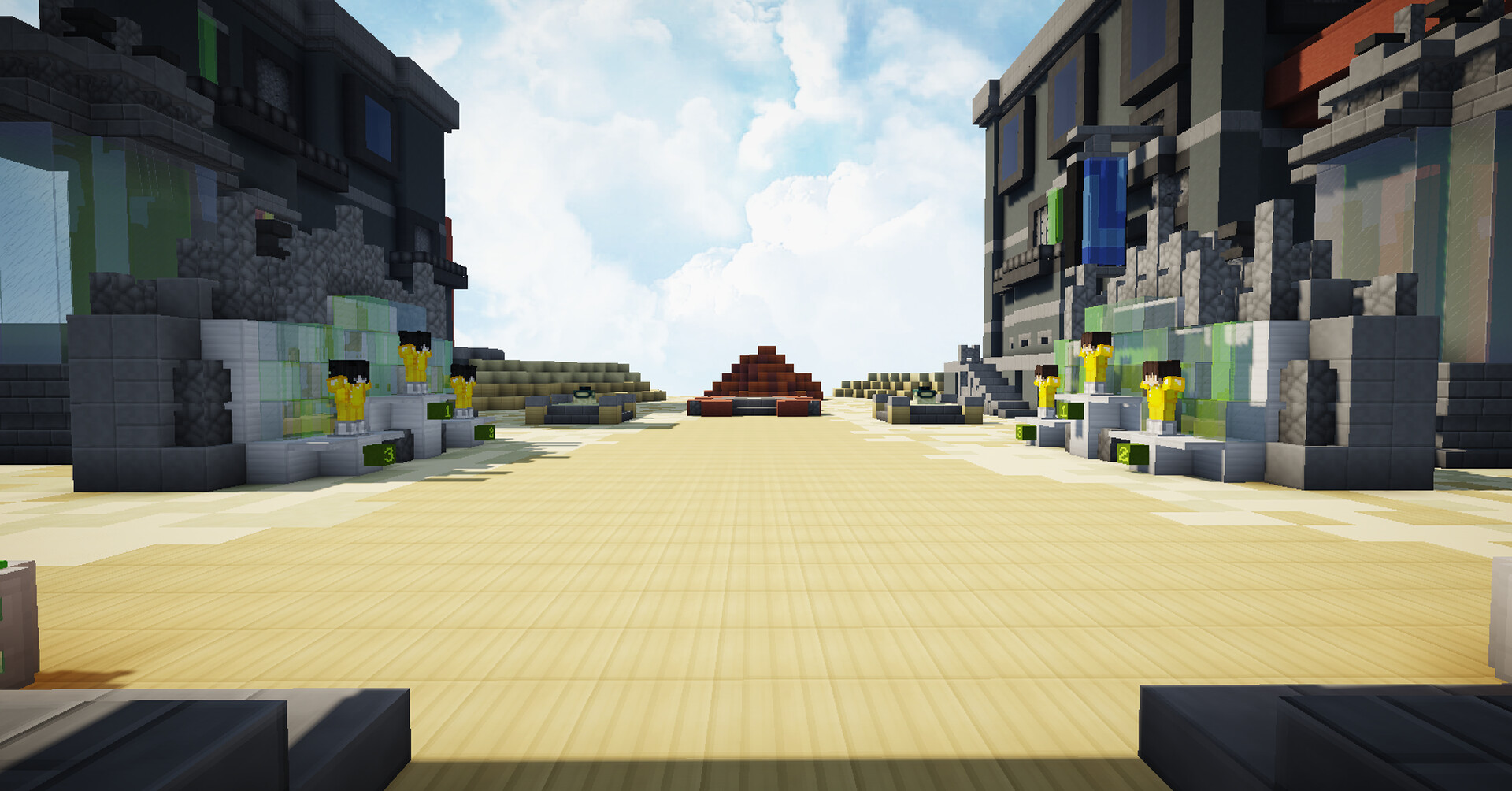 Lobby SkyWars/BedWars RedrDevBuilds Free Minecraft Map